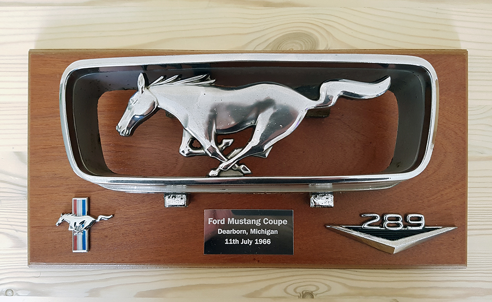 plaque38 – One Man And His Mustang