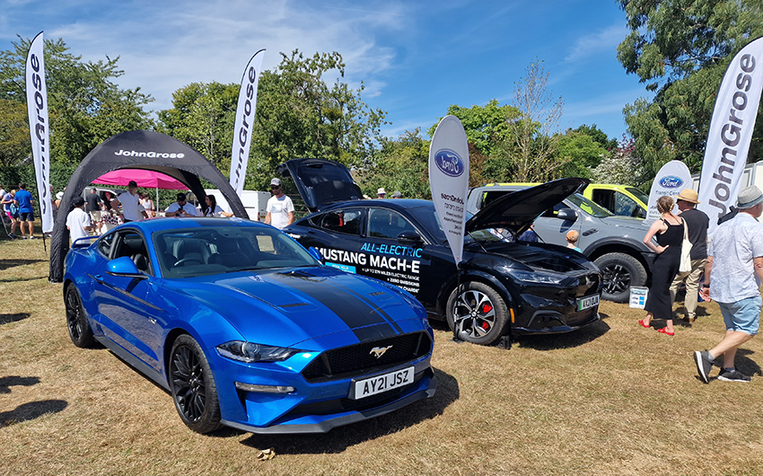 Helmingham Hall Car show ’22- 114 – One Man And His Mustang