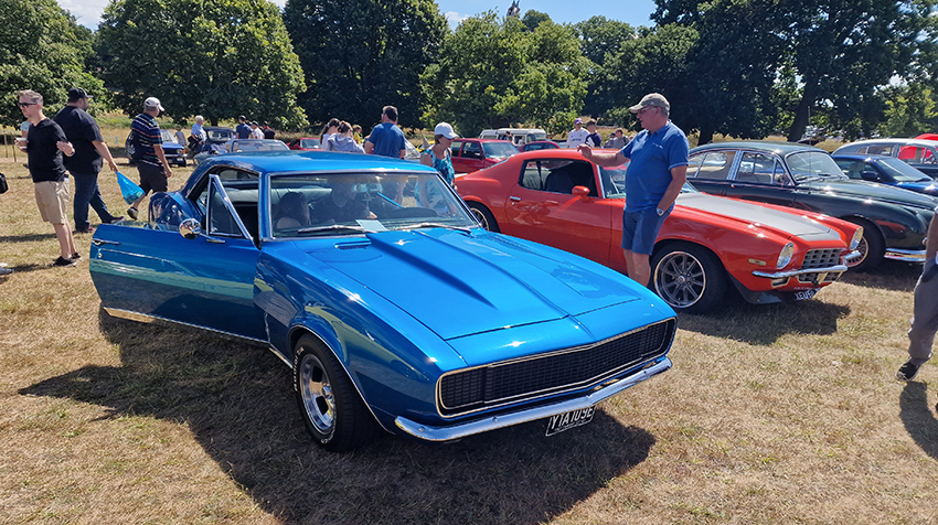 Helmingham Hall Car show ’22- 176 – One Man And His Mustang