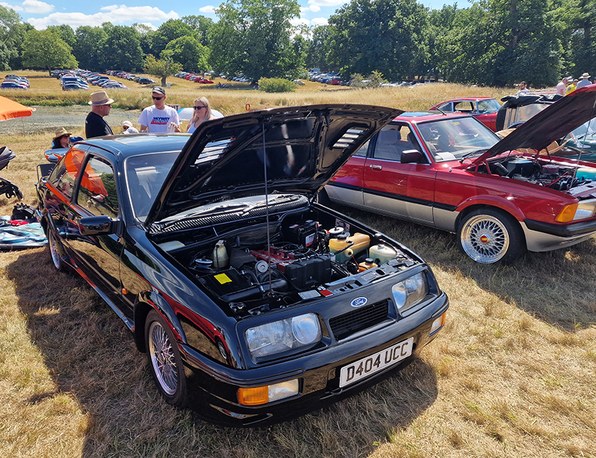 Helmingham Hall Car show ’22- 195 – One Man And His Mustang
