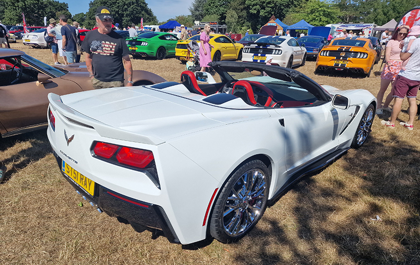 Helmingham Hall Car show ’22- 21 – One Man And His Mustang