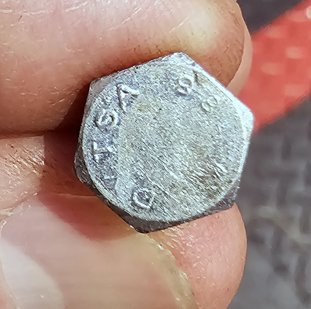 Fastener markings 1 – One Man And His Mustang