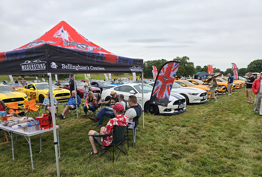 Helmingham Hall car show ’24 109 – One Man And His Mustang