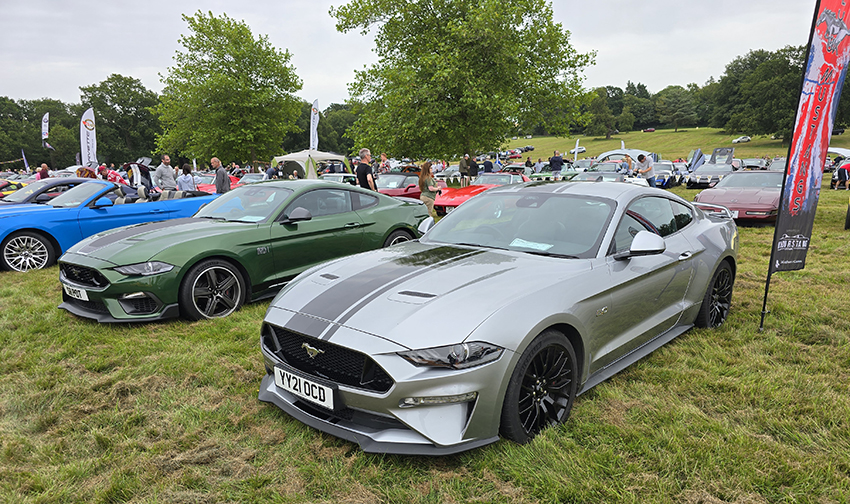 Helmingham Hall car show ’24 114 – One Man And His Mustang