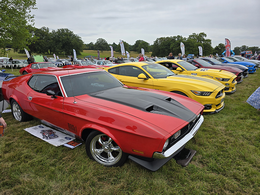 Helmingham Hall car show ’24 120 – One Man And His Mustang