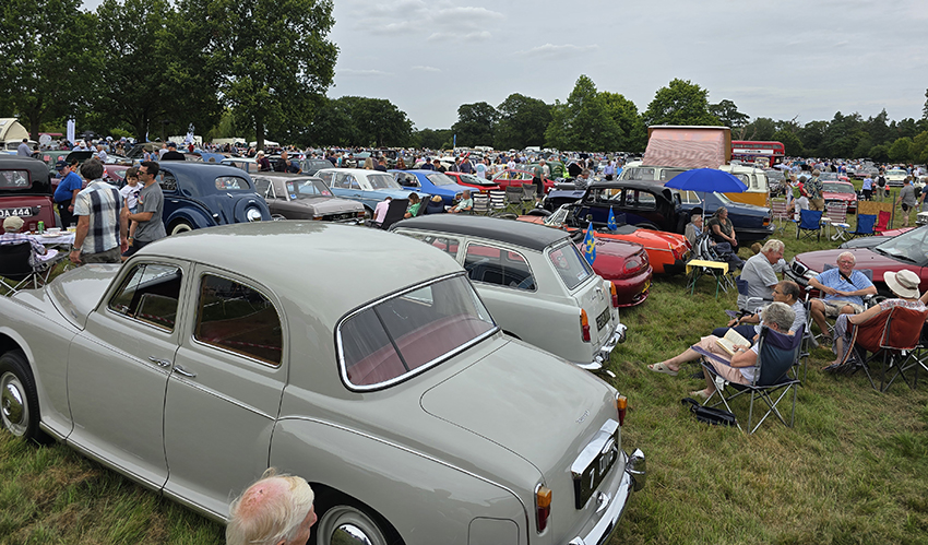 Helmingham Hall car show ’24 460 – One Man And His Mustang